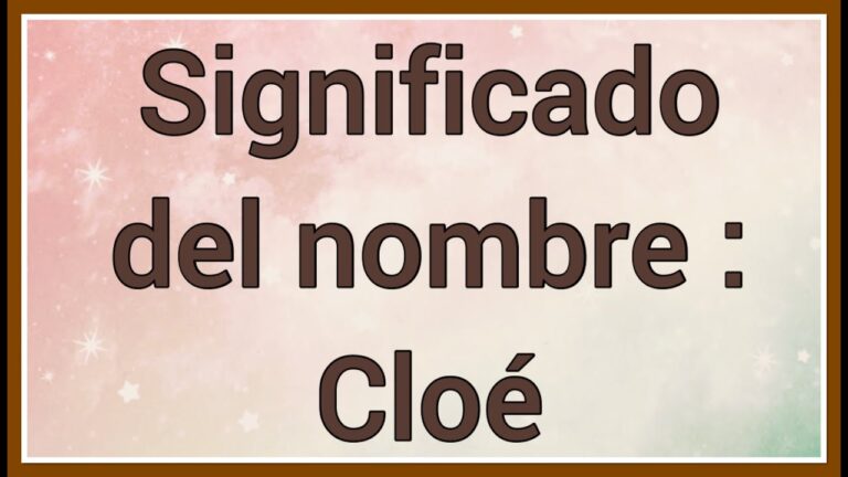 Significado Bíblico de Chloe: Su Importancia en la Fe Cristiana - Todo ...