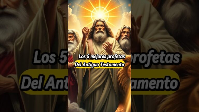 Descubre los Profetas de la Biblia y su Mensaje Divino: Guía Completa - Todo sobre la Religión