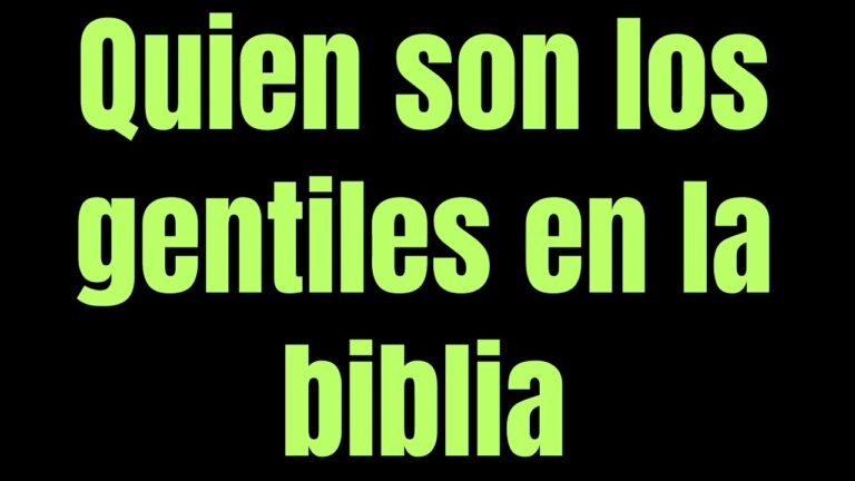 Descubre Quiénes Son los Gentiles Según la Biblia Católica: Una Guía ...