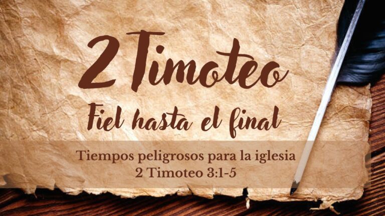 Descubre la Verdad de 2 Timoteo 3:1-5 según la Biblia Católica: Un ...